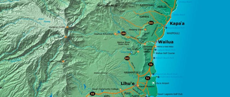 Kauai Services, Stores, and Transportation on the Royal Coconut Coast